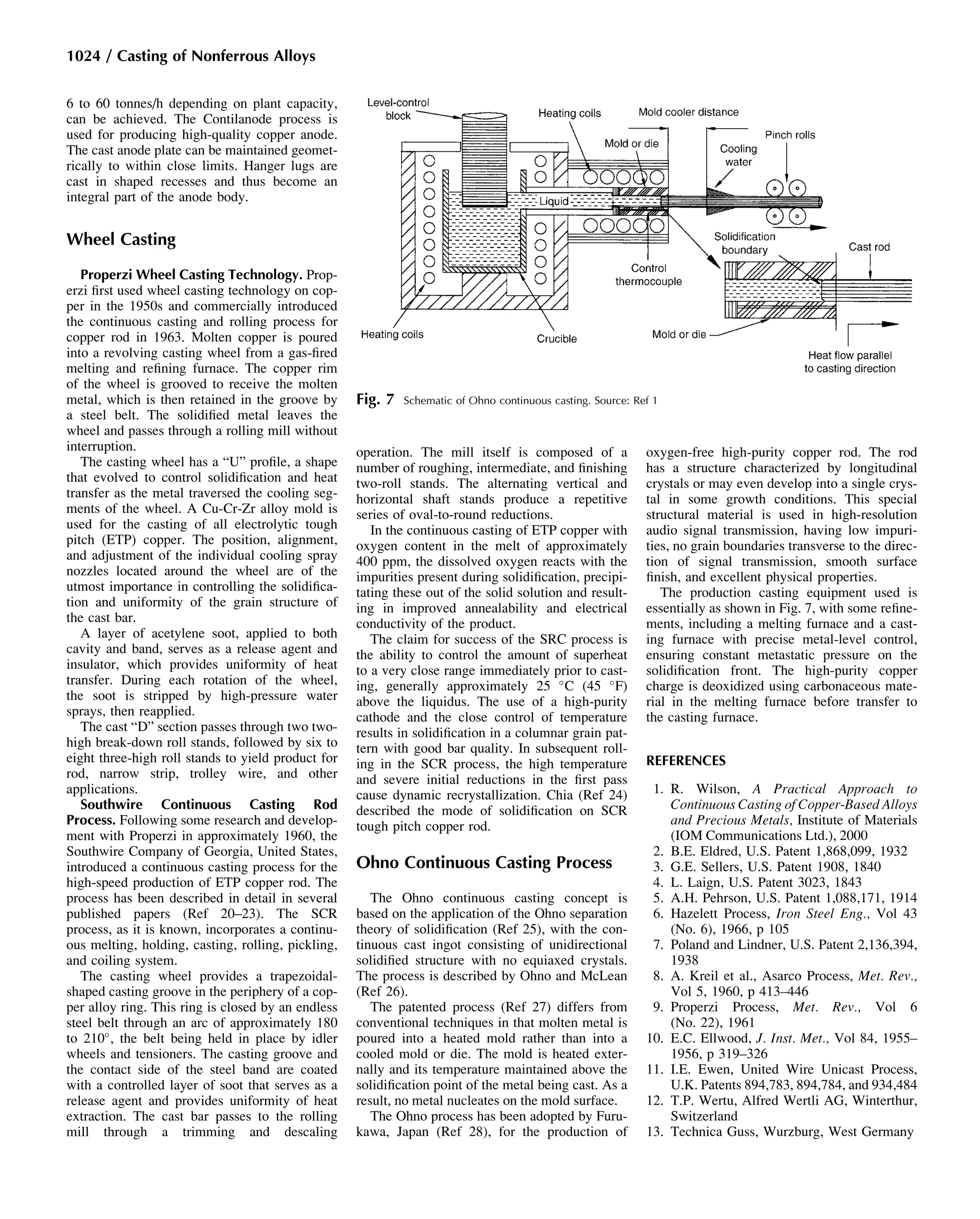 Copper continuous casting | PDF