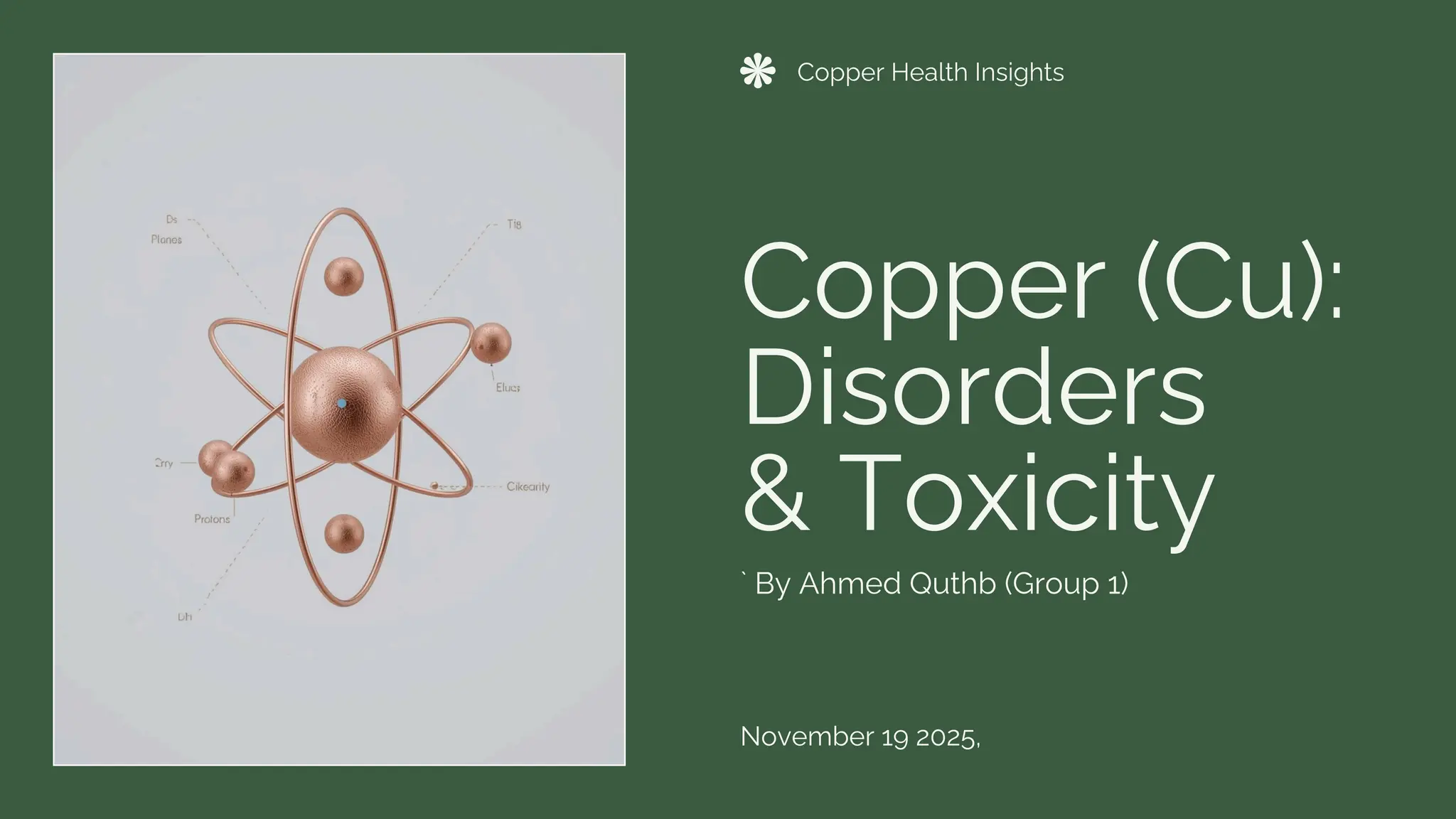 Copper (Cu) Disorders & Toxicity - Biochemistry | PDF