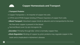 Copper (Cu) Disorders & Toxicity - Biochemistry | PDF