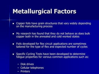 Copper foil fatigue | PPTX