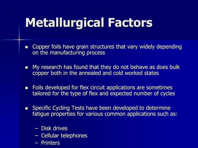 Copper foil fatigue | PPT
