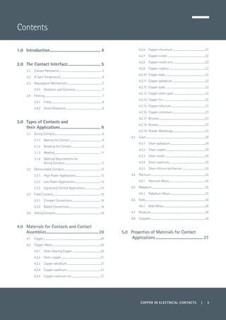 Copper in Electrical Contacts | PDF