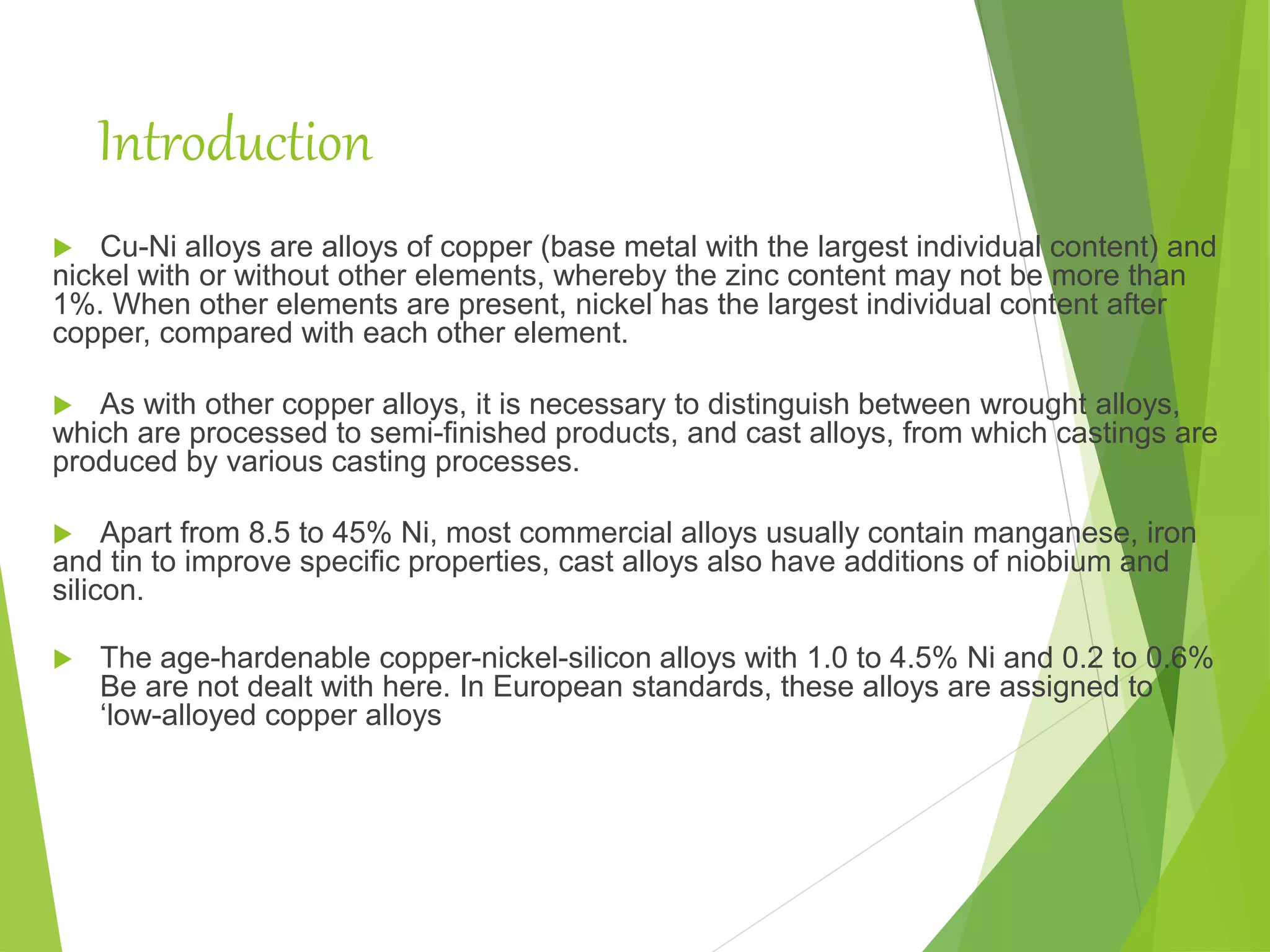 Copper nickel alloy | PPT