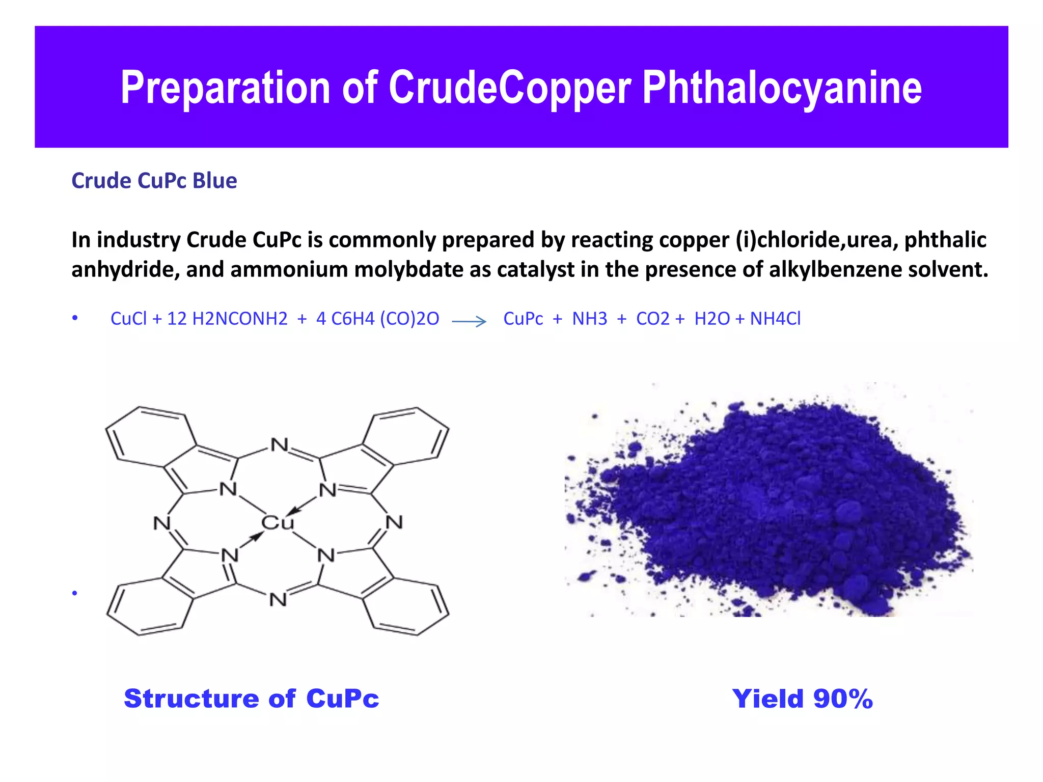 Copper phthalocyanine crude_-revised-_preparation_of_crude_cu_pc_with ...