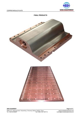 Copper mould plate | PDF