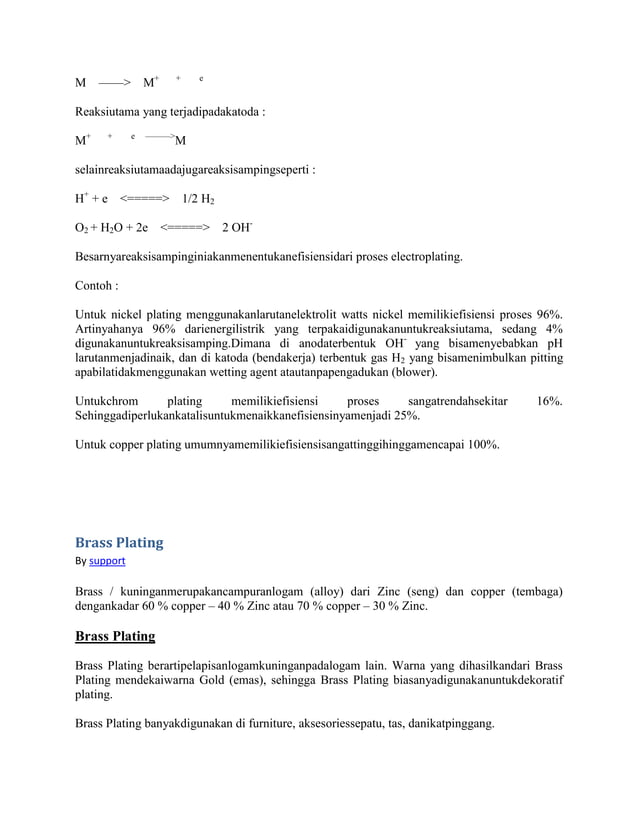 Copper plating | DOCX