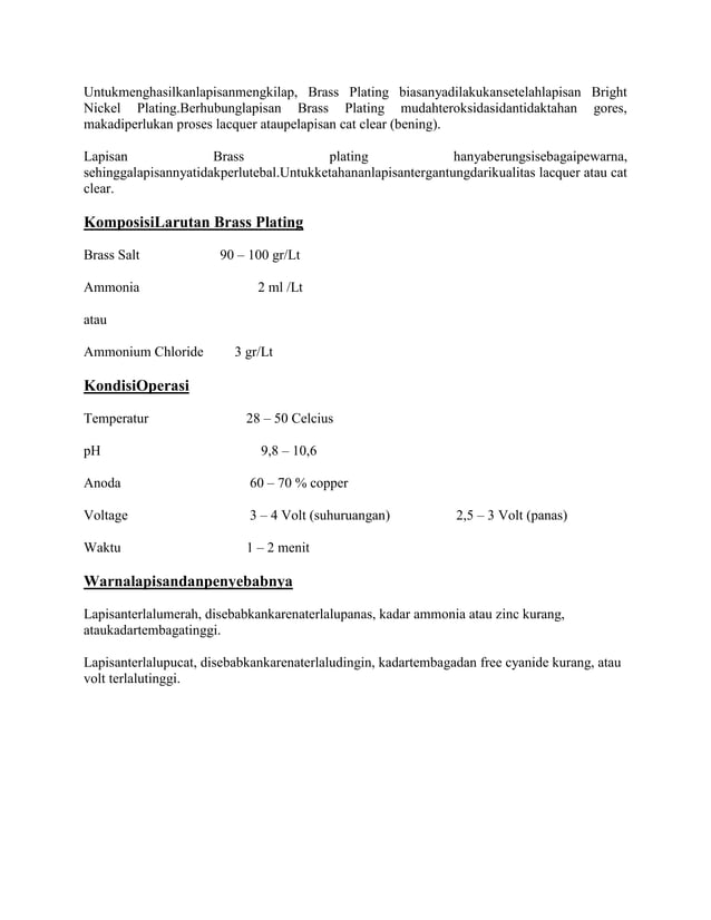 Copper plating | DOCX