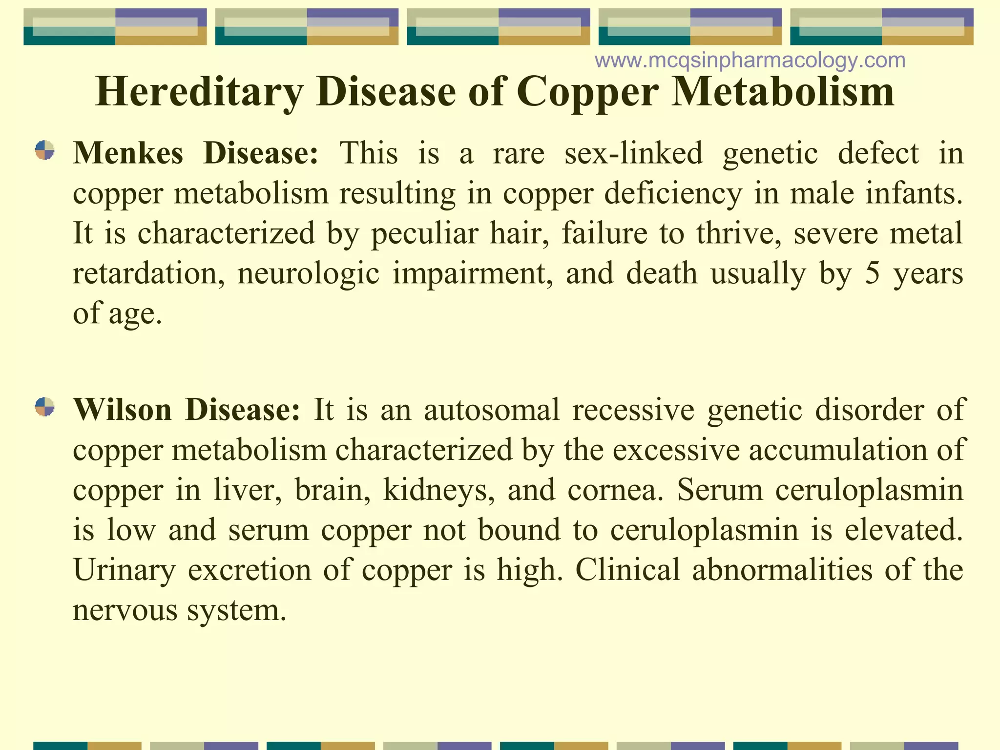 Copper poisoning/Toxicity | PPT