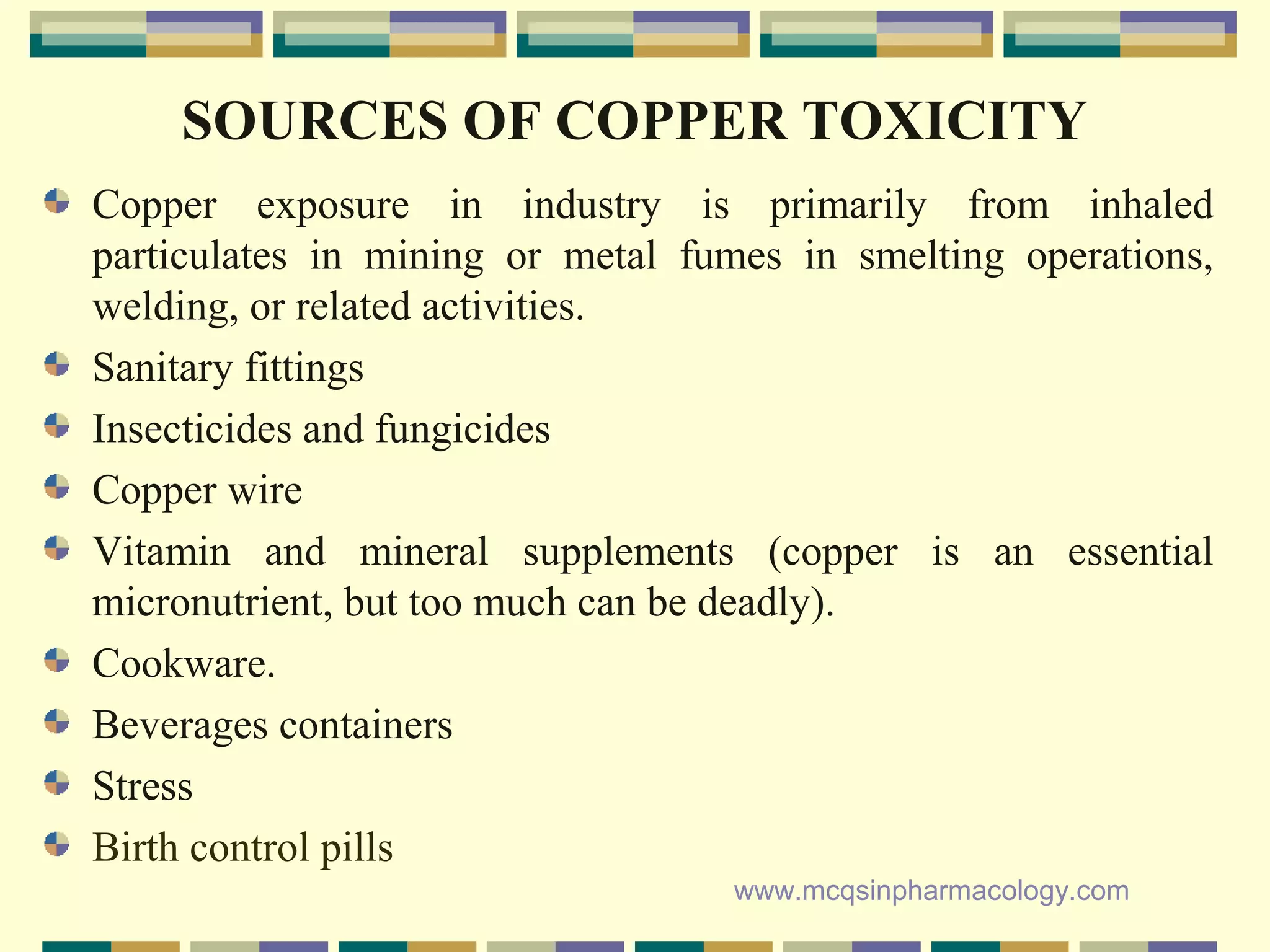 Copper poisoning/Toxicity | PPT