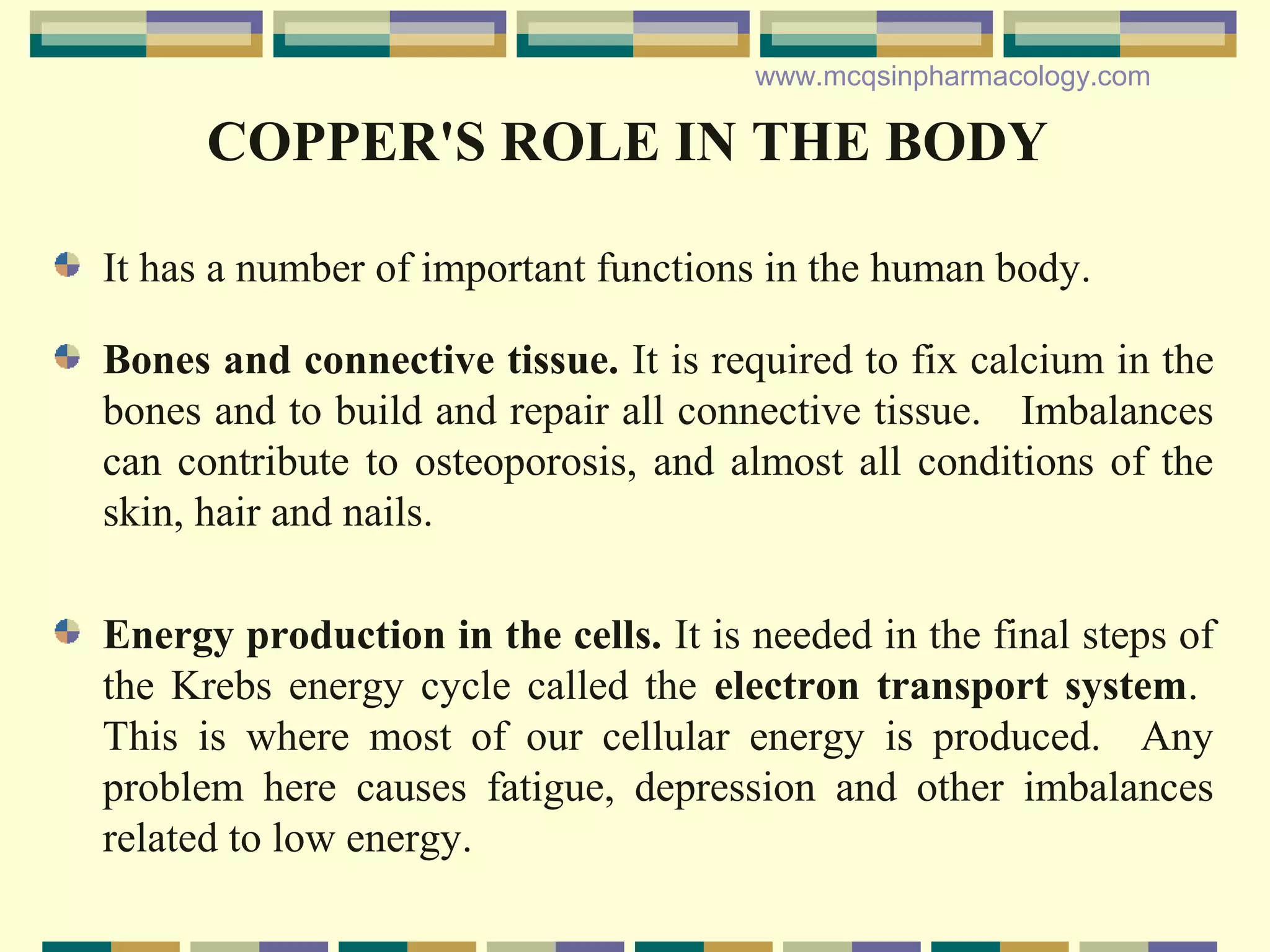 Copper poisoning/Toxicity | PPT