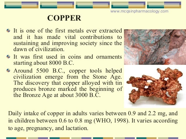 Copper poisoning/Toxicity