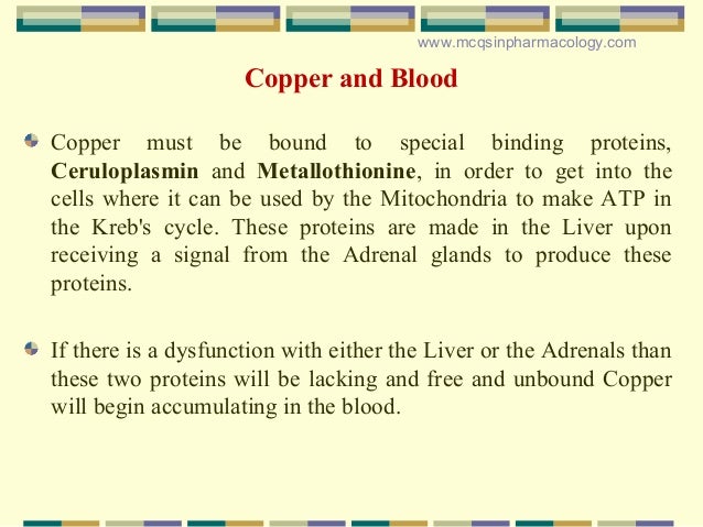 Copper poisoning/Toxicity