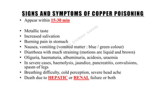 Copper poisoning | PPT