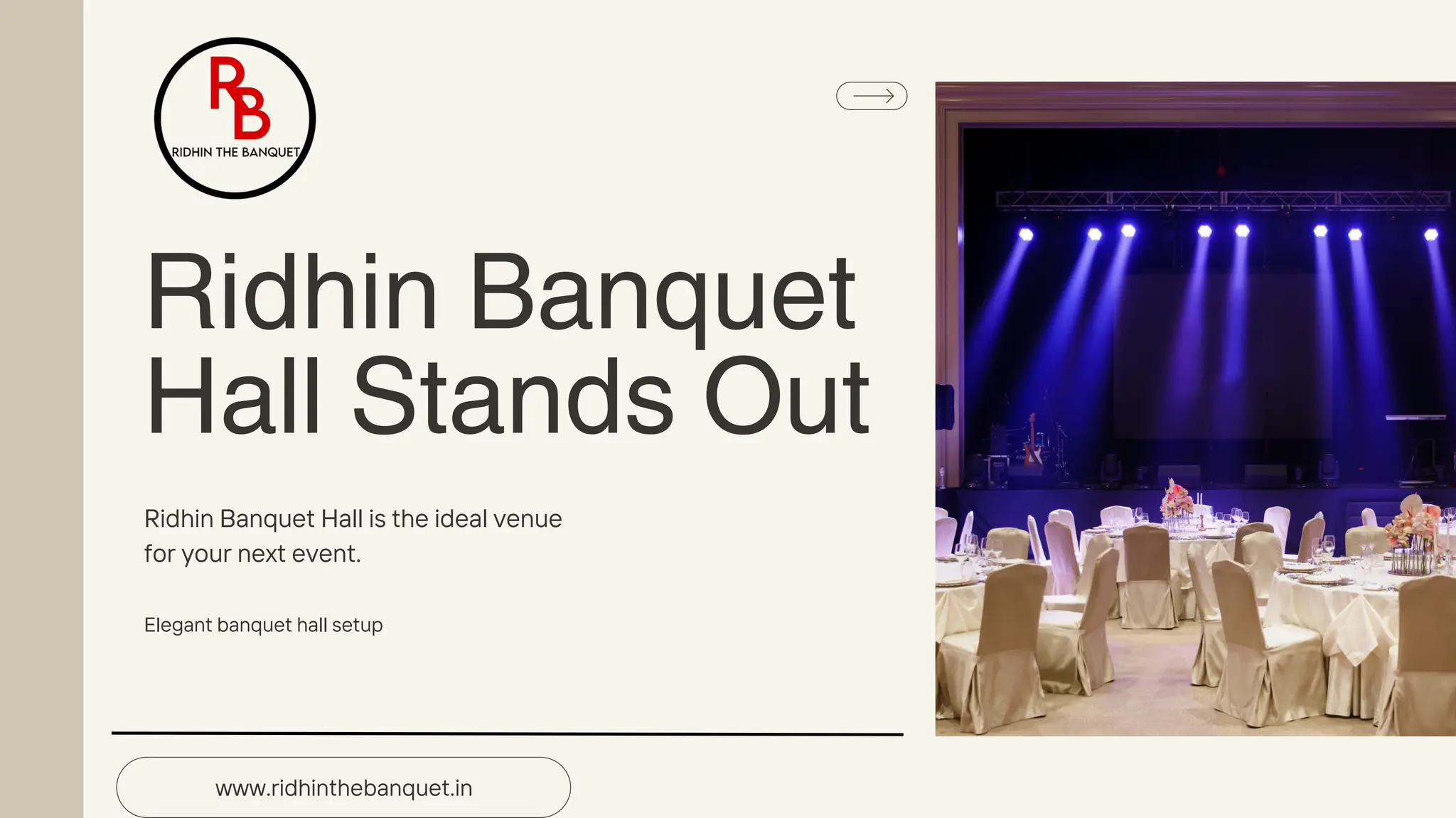 Choosing the Perfect Banquet Hall: Why Ridhin Banquet Hall Stands Out | PDF
