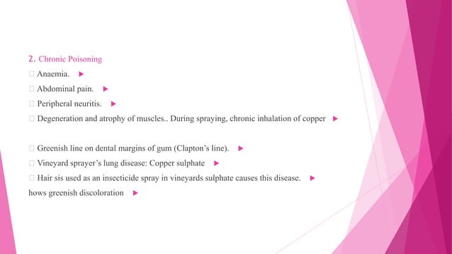 Copper toxicity | PPTX