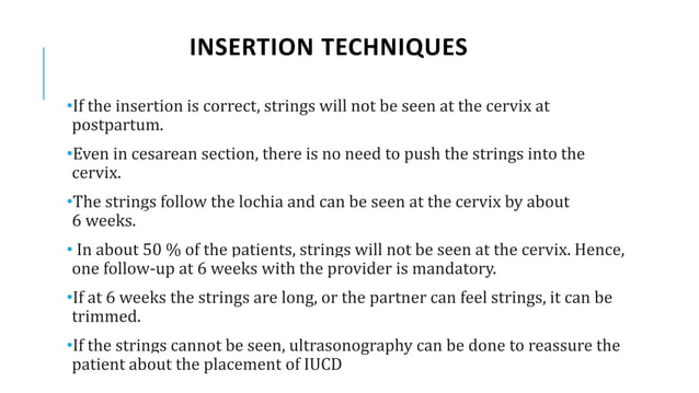 copper t presentation - insertion and removal.pptx | Pregnancy ...