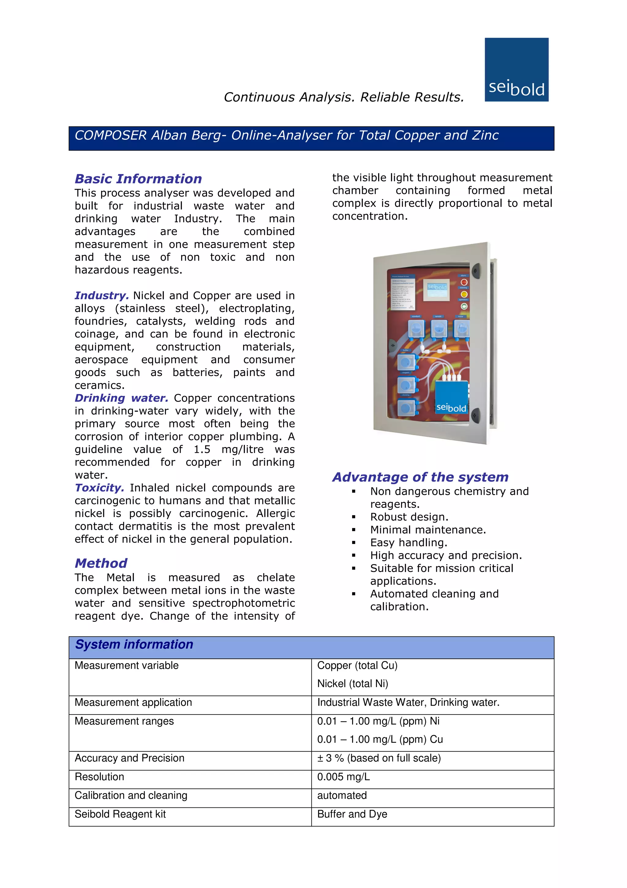 Copper Zinc Continuous Analysis from SEIBOLD-Wasser.pdf