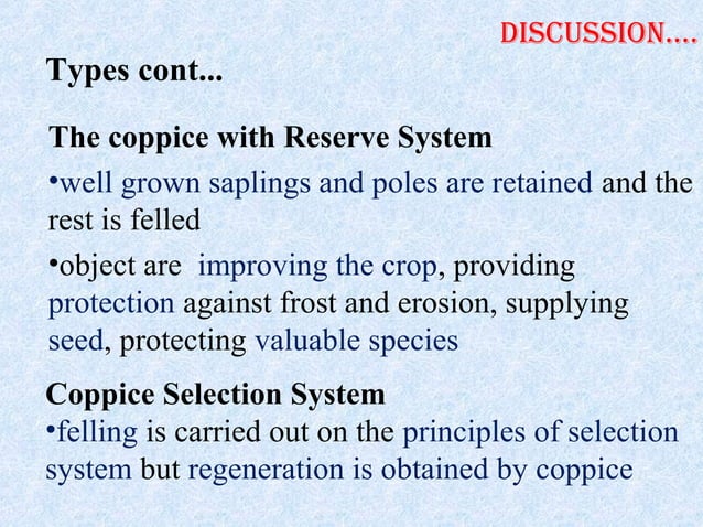 Coppice system sanjay tiwari | PPT