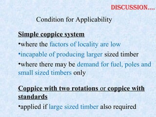Coppice system sanjay tiwari | PPT