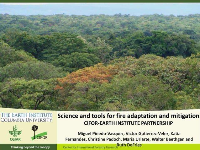 Science and tools for fire adaptation and mitigation | PPT
