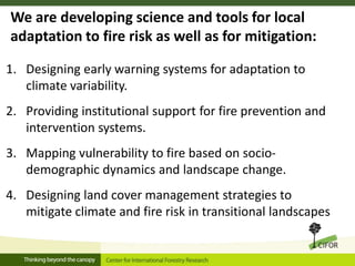 Science and tools for fire adaptation and mitigation | PPT