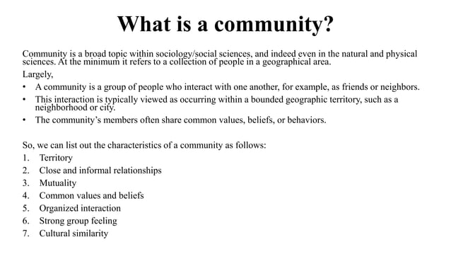 Community outreach/social work: Working with NGOs | PPT