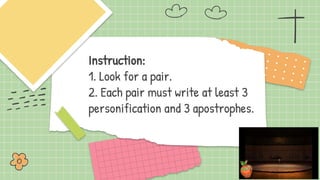 Figures of Speech that shows Personification and Apostrophe | PPTX