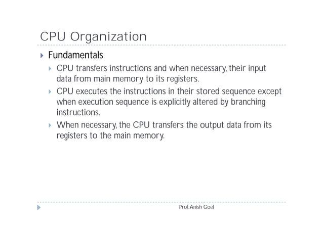 Computer Organization | PPT