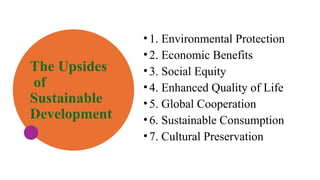Sustainability environment and its impact | PPTX
