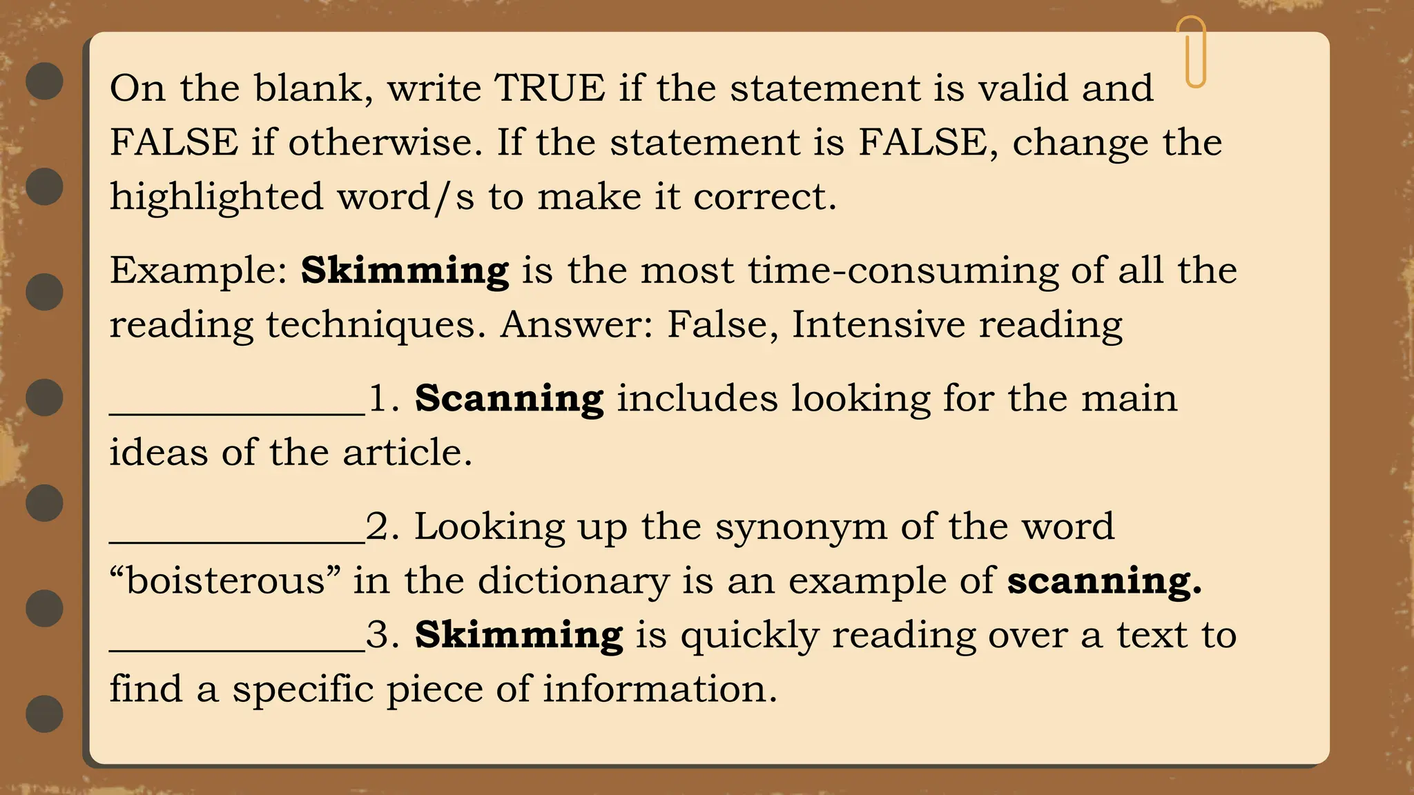 Reading Strategies for Grade 7 Students. | PPTX