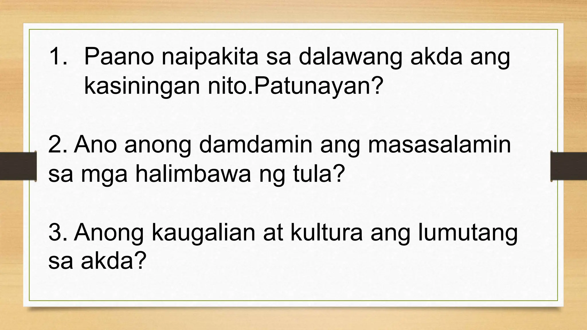 Ang Hele ng Ina sa Kanyang Panganay Tula mula sa Uganda | PPTX