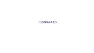 Computer Organization Subject-Basic Functional units of Computers | PPT