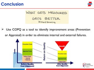 Copq benefits of correct measurement (for slideshare) | PPT