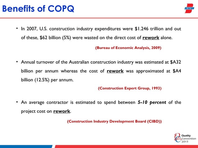 Copq benefits of correct measurement (for slideshare) | PPT