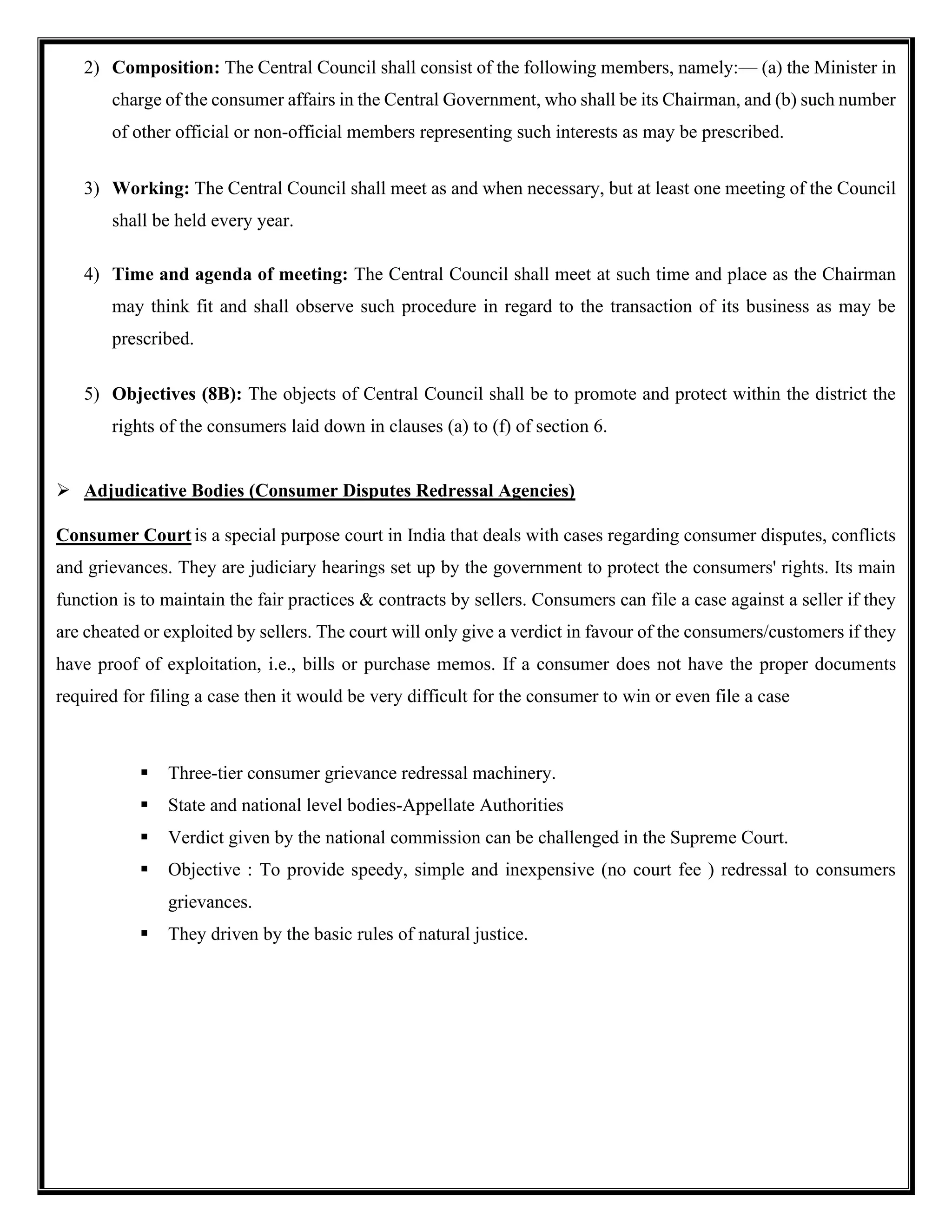 The Consumer Protection Act, 1986 (COPRA) | PDF