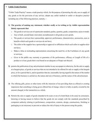 The Consumer Protection Act, 1986 (COPRA) | PDF