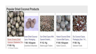 Copra | PDF | Agriculture | Industries