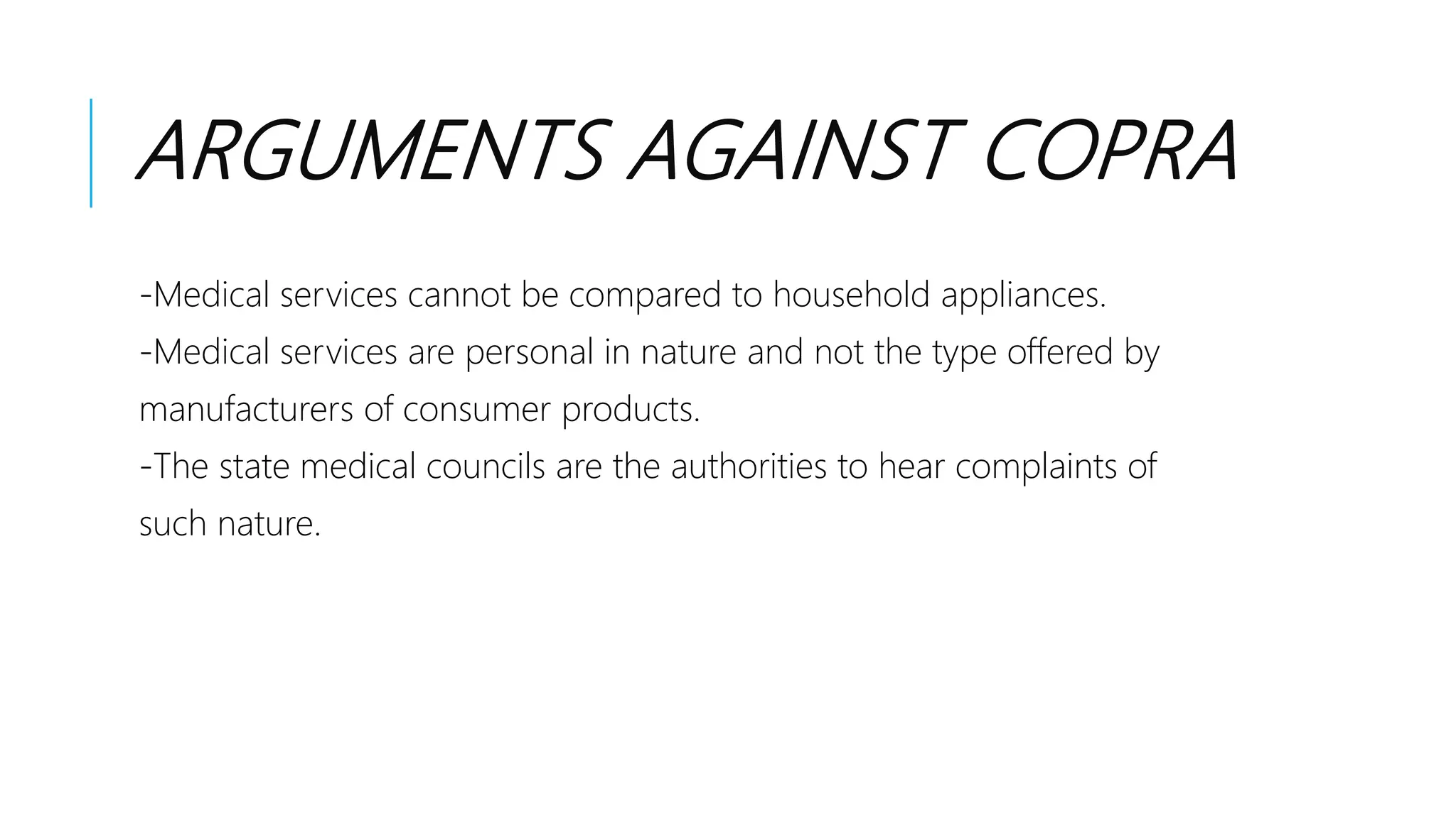 Copra(consumer protection act) public health dentistry | PPTX