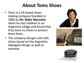 Toms Shoe presentation | PDF