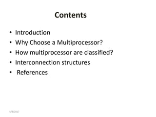 Multiprocessor | PPTX