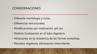 Coprología y coproparasitario presentación. | PPTX