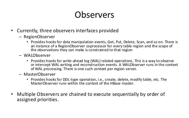 HBase Coprocessor Introduction