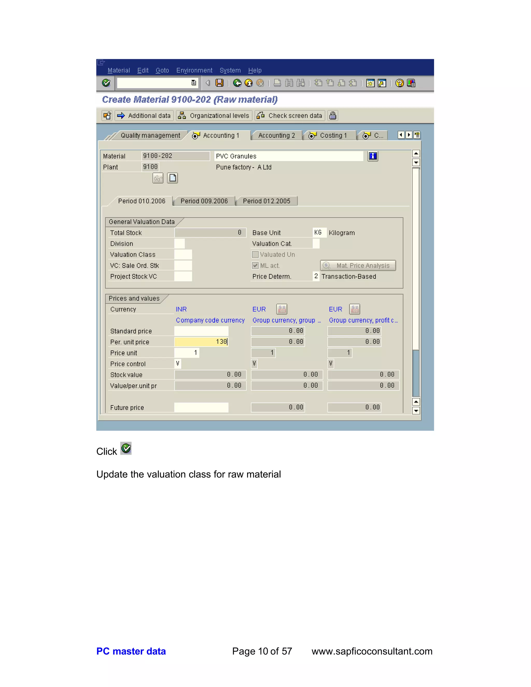 Co product costing master data | PDF