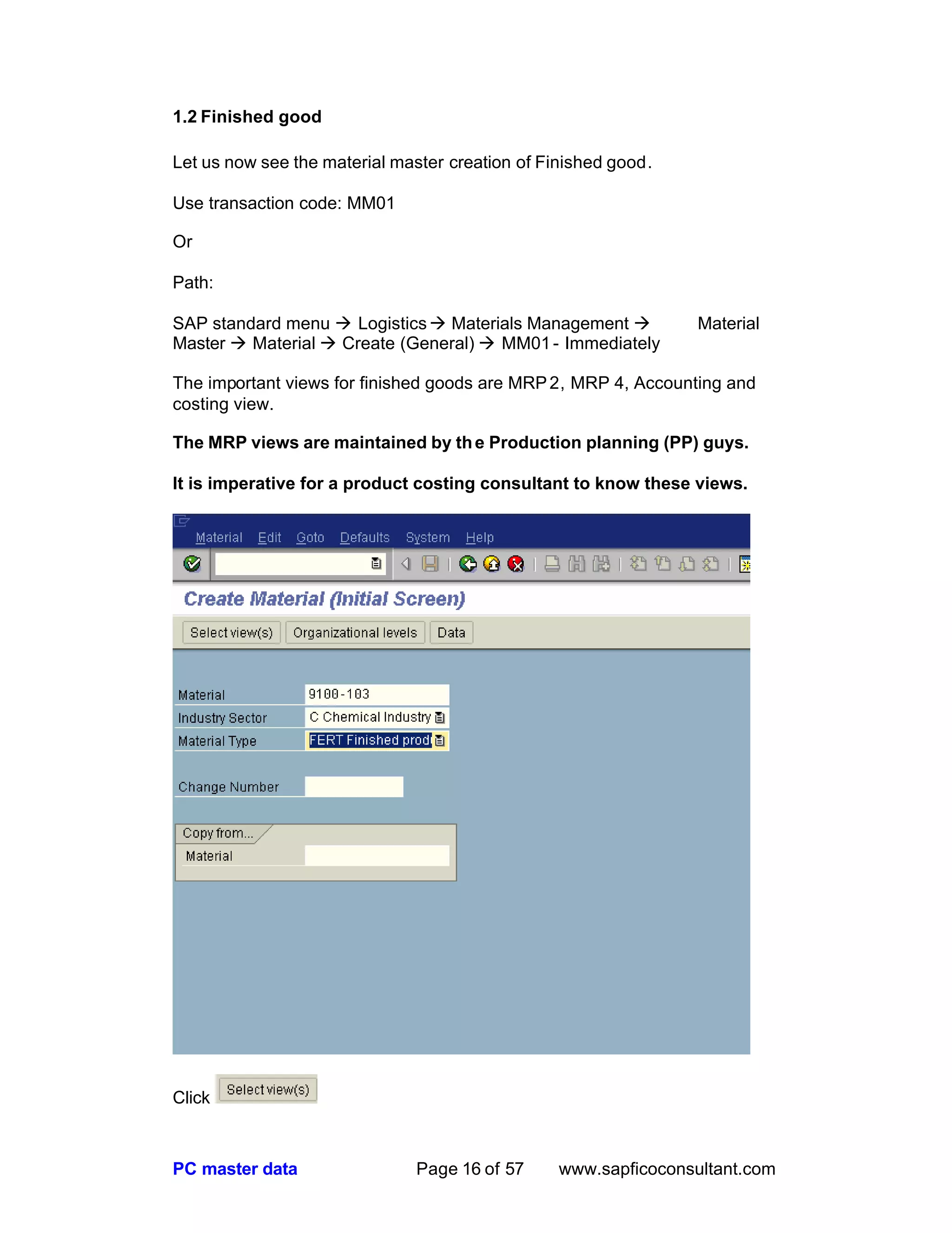 Co product costing master data | PDF