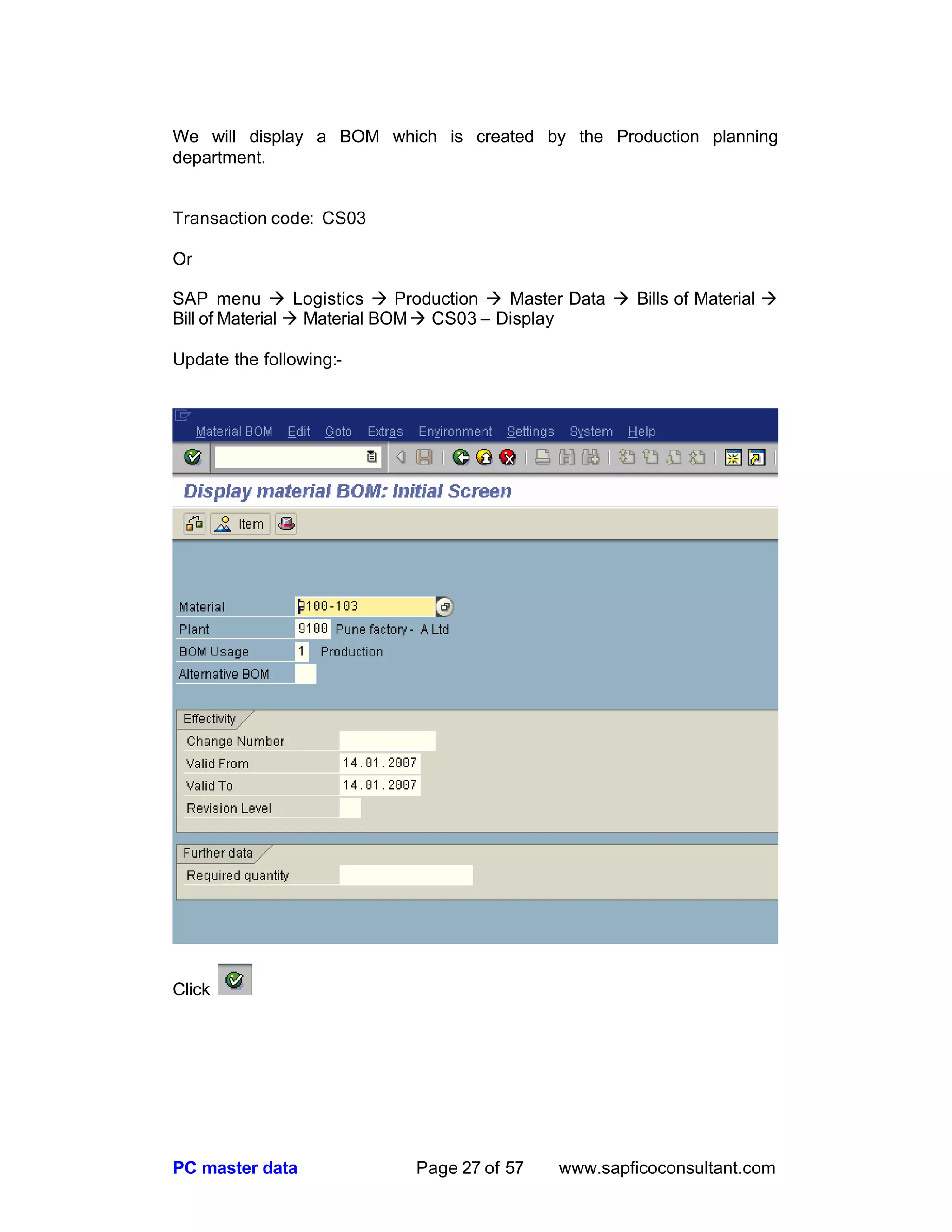 Co product costing master data | PDF