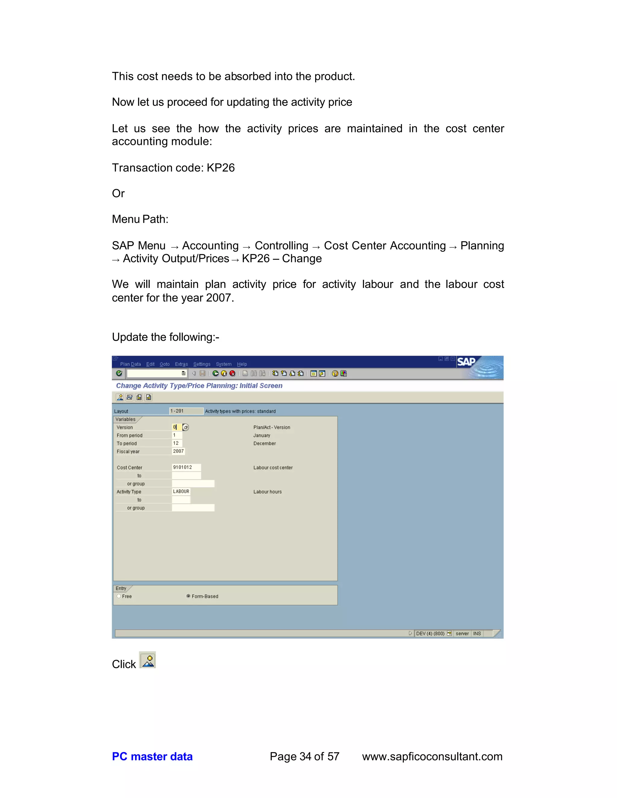 Co product costing master data | PDF