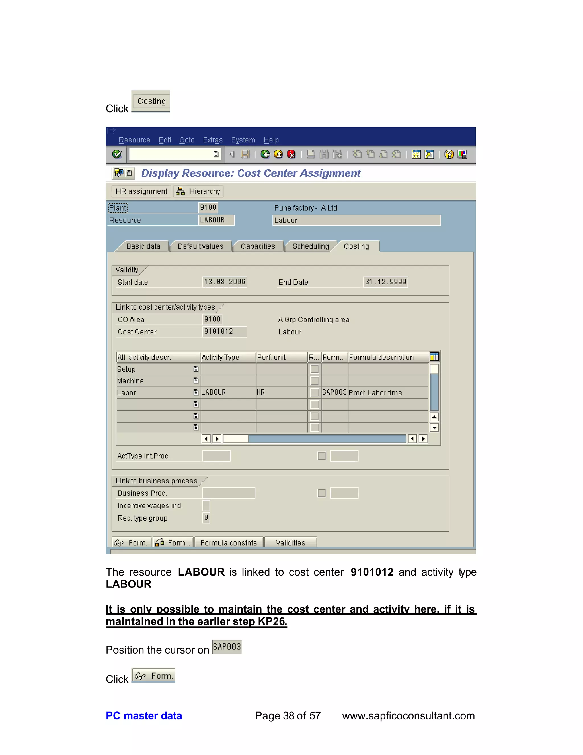 Co product costing master data | PDF