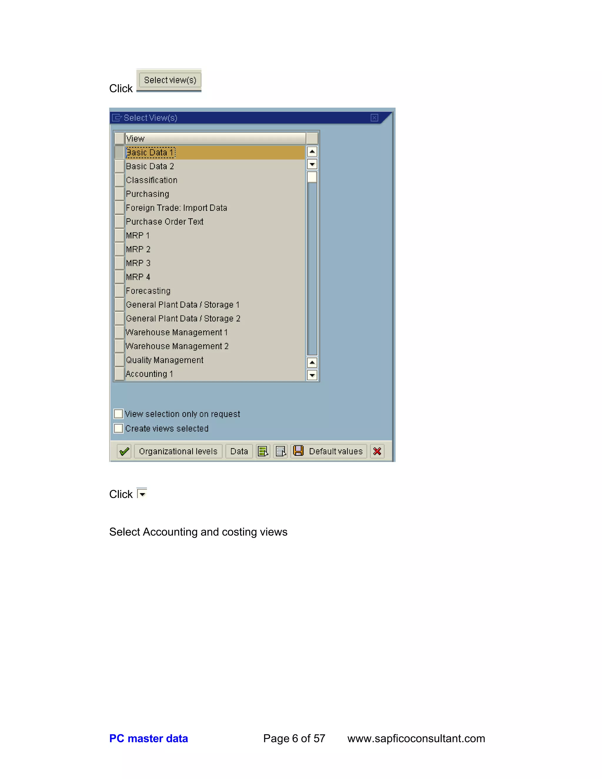 Co product costing master data | PDF