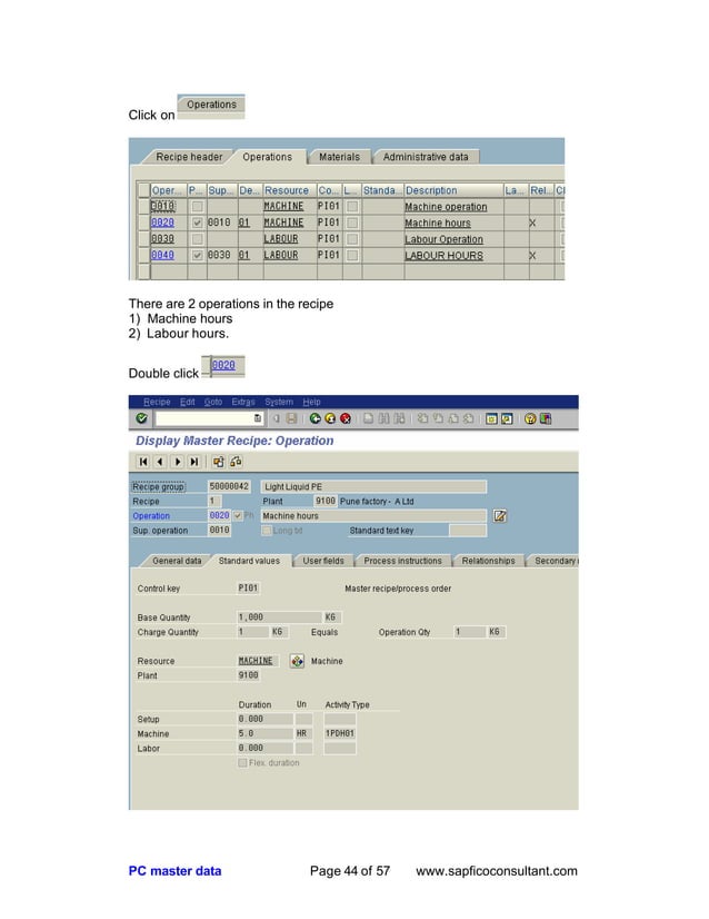 Co product costing master data | PDF