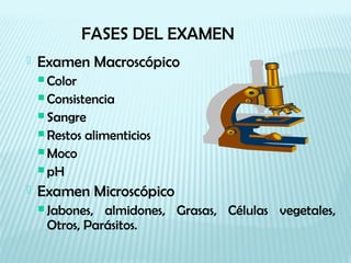 Coprología examen de heces | PPT